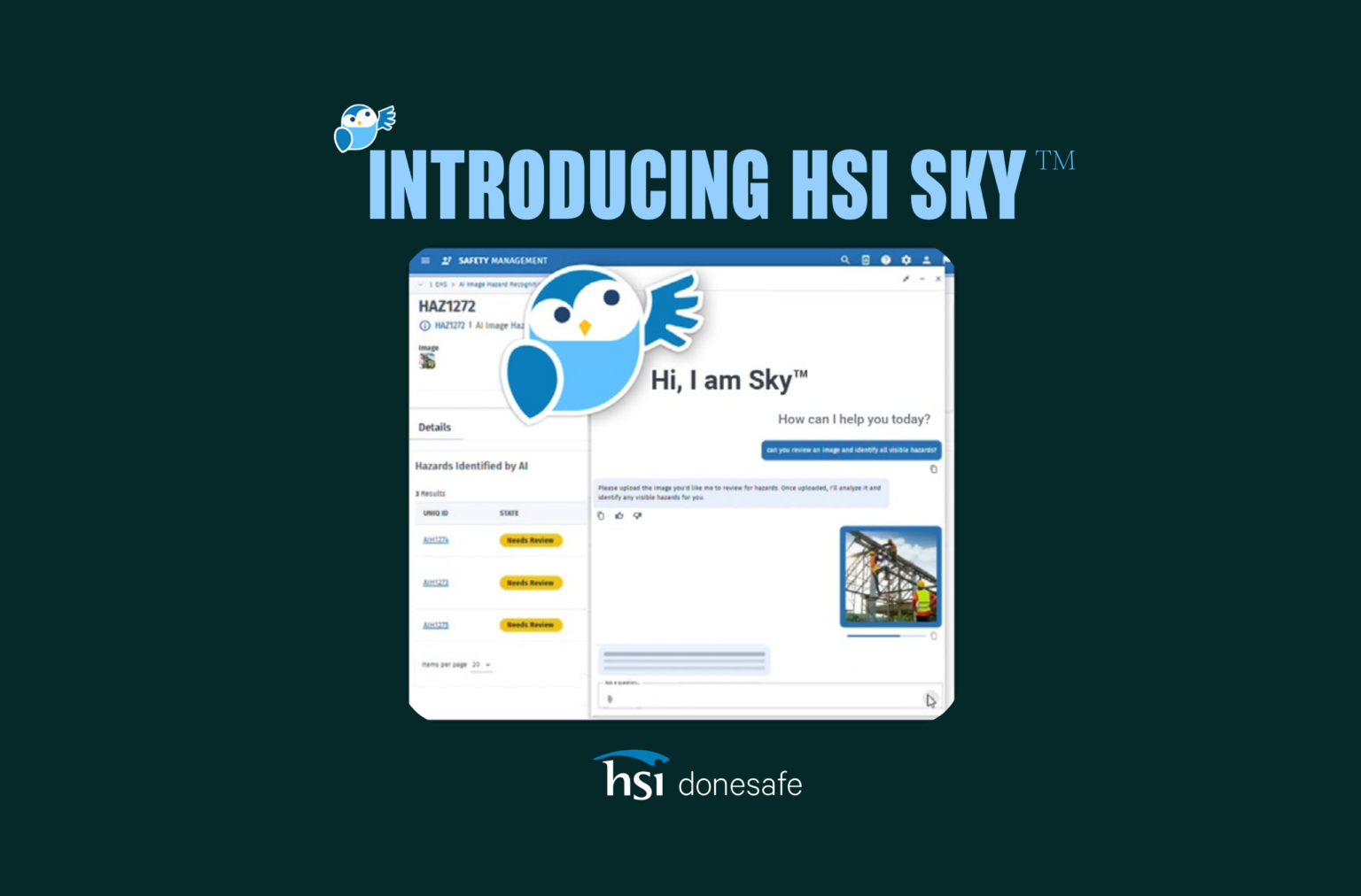 Introducing HSI Sky | HSI Donesafe